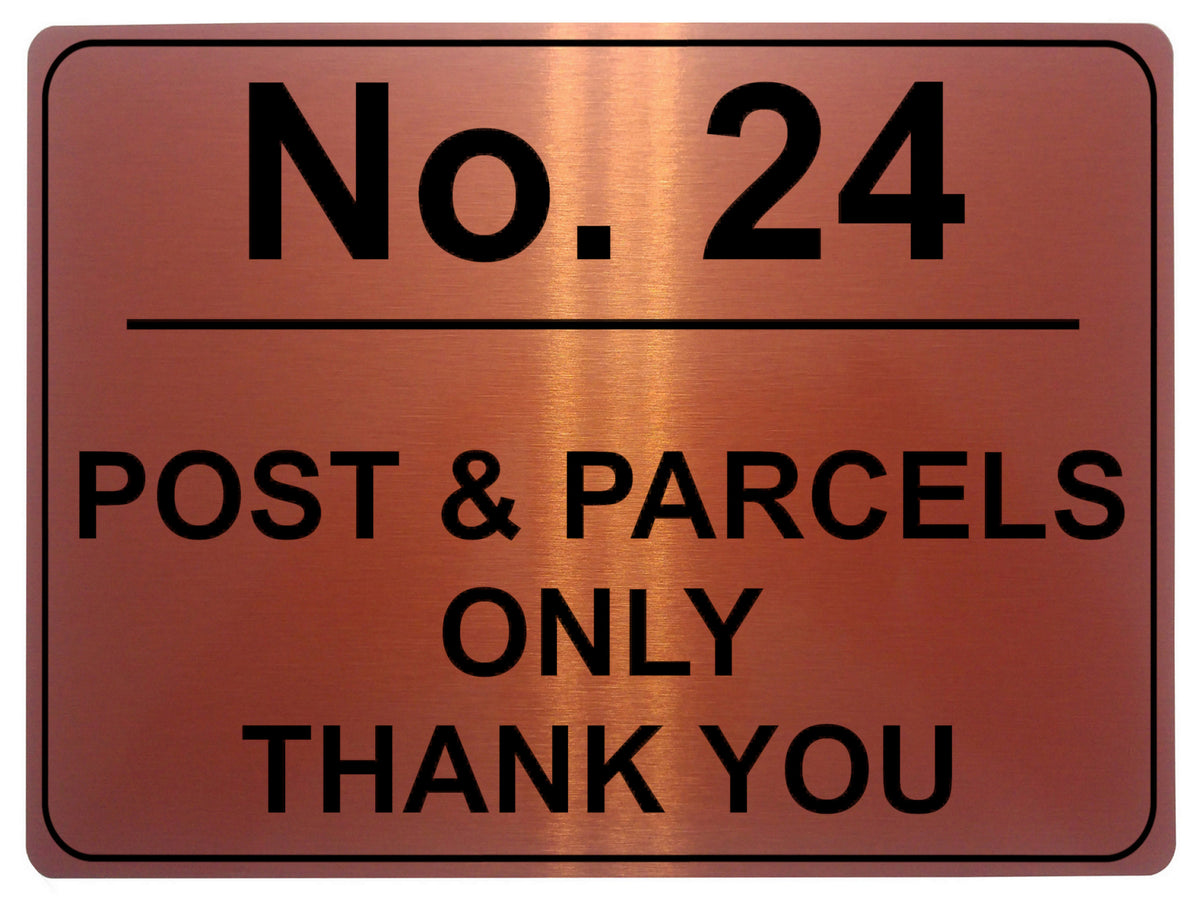 778 Custom Personalised POST & PARCELS Metal Plaque Sign For Door Hous ...